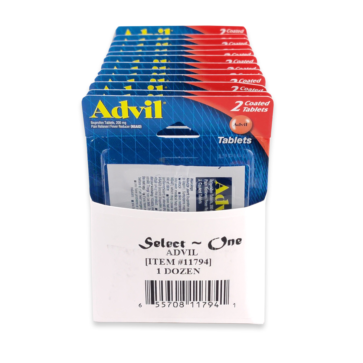 Advil Single Pack (Box of 12) | Gogo Wholesale