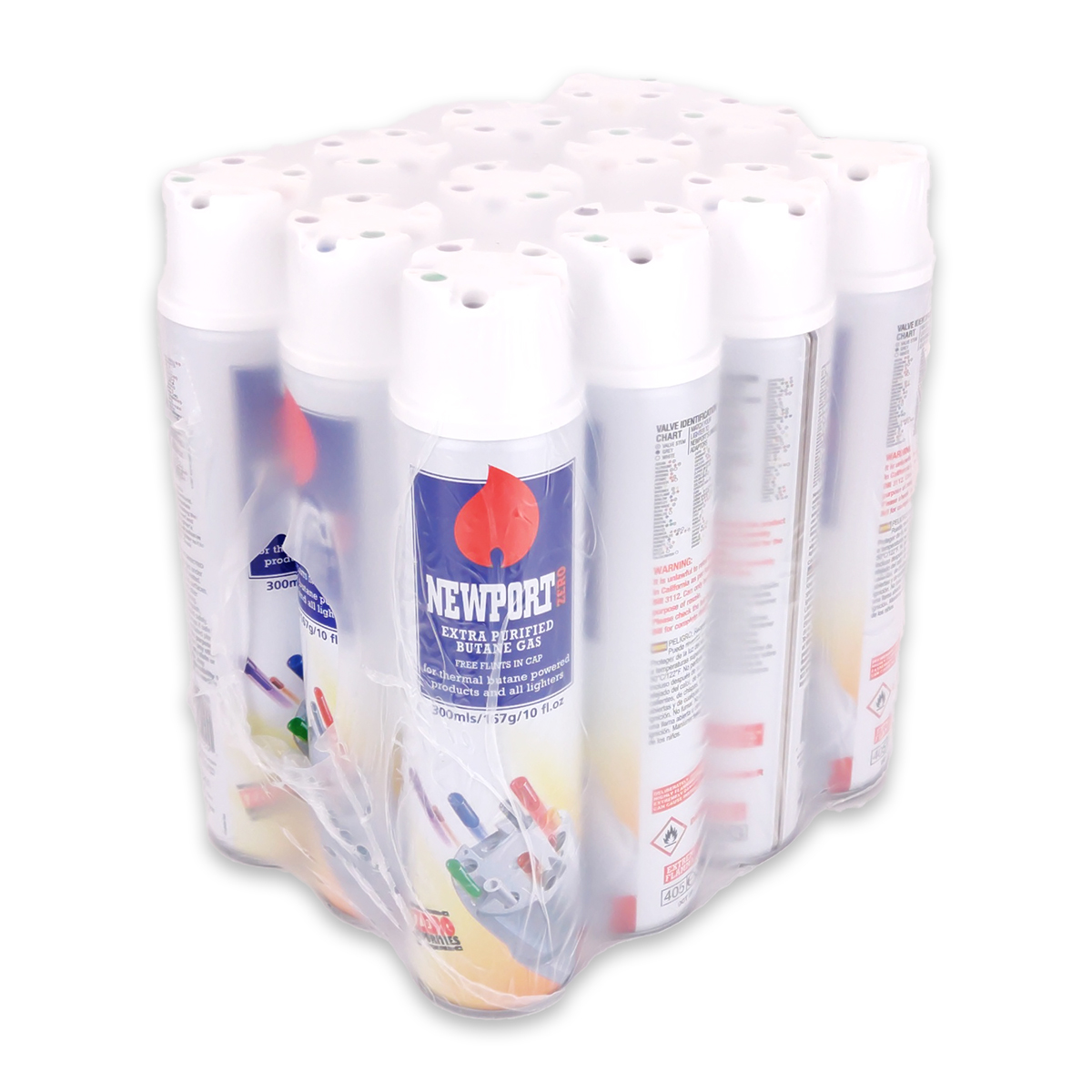 Newport Zero Butane Gas (Pack of 12) | Gogo Wholesale