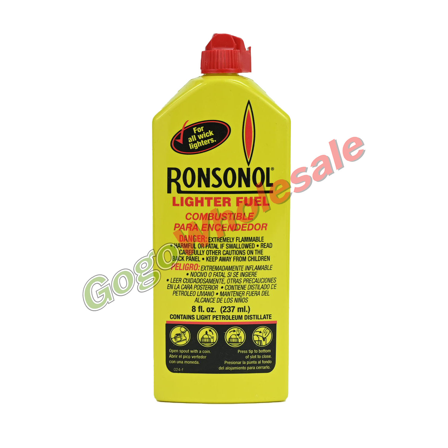 Ronsonol Lighter Fuel 8FL OZ | Gogo Wholesale