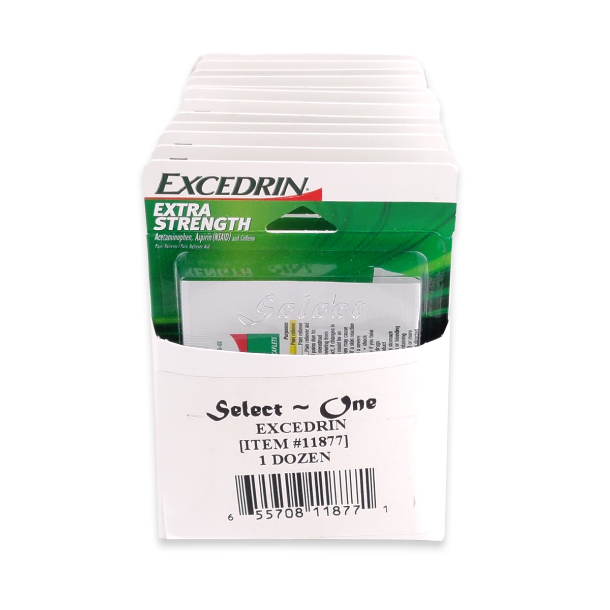 Excedrin Extra Strength Single Pack (Box of 12) | Gogo Wholesale