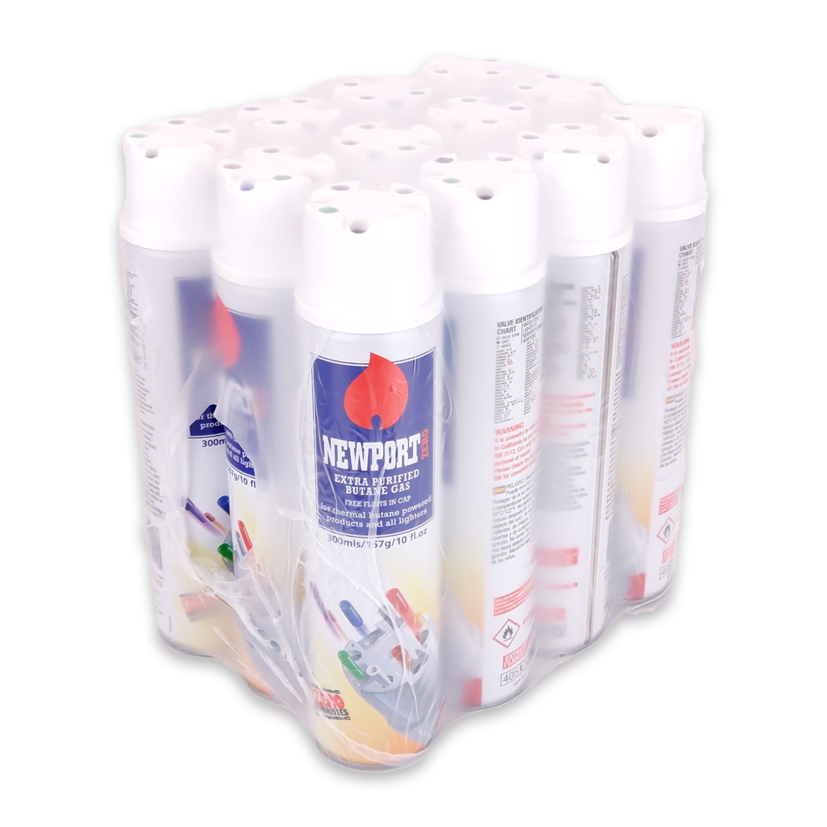 Newport Zero Butane Gas (Pack of 12) | Gogo Wholesale