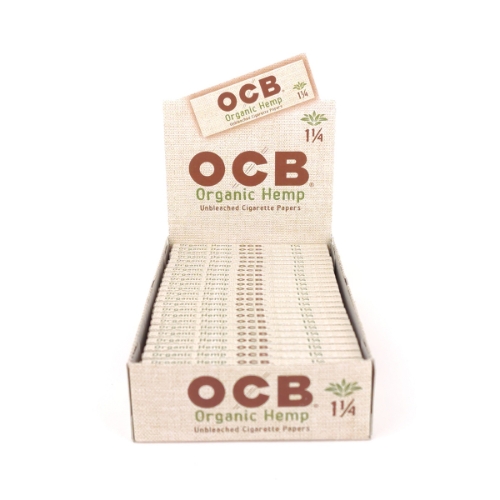 OCB Organic Hemp 1 1/4 Rolling Papers (Box of 24) | Gogo Wholesale